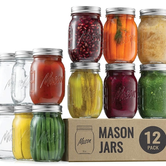 Kitchen | 12 Pack Mason Jar Set | Poshmark